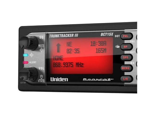 UNIDEN BCT15X Mobile Scanner,Analog,9000 Channels - Newegg.com