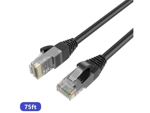 QualGear RJ45 Cat 6 Outdoor Ethernet Patch Cable, 1Gpbs High-Speed Cable, 250MHz, Gold Plated ...