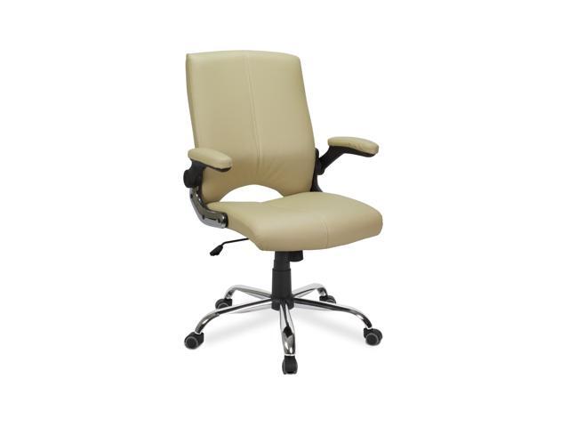VERSA Stylish Comfortable Office Chair CREAM Desk Chair Perfect for ...