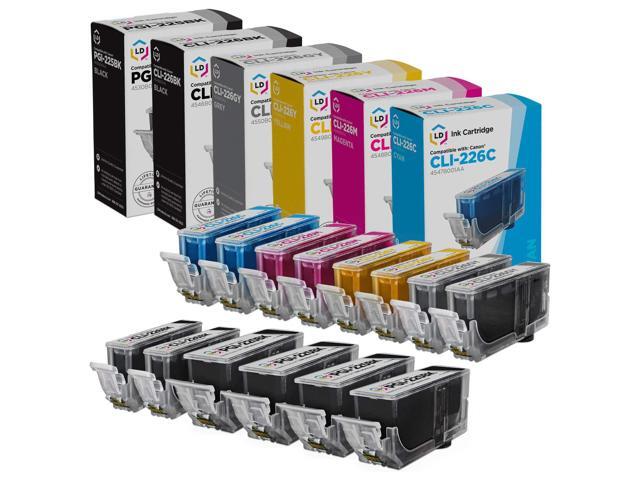 LD Products Compatible Ink Cartridge Replacements for Canon PGI-225 ...