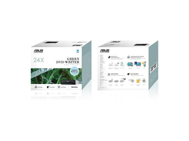 Asus CD DVD Drive Internal Desktop SATA 24x DVD RW CD DL MDisc DVD ...