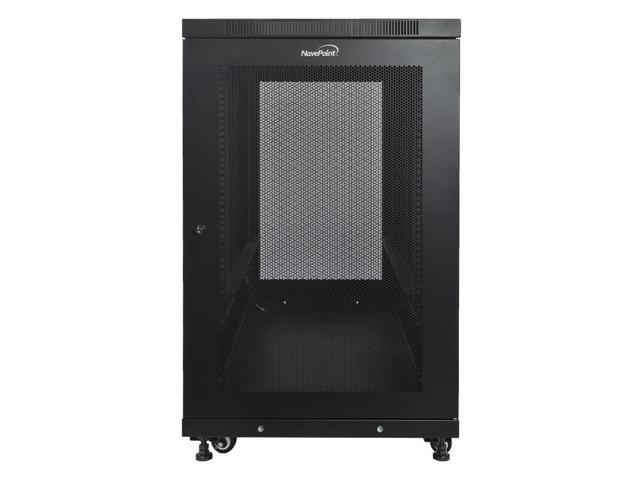 NavePoint 18U Rack Enclosure Server Cabinet Mid Depth 33" Deep ...