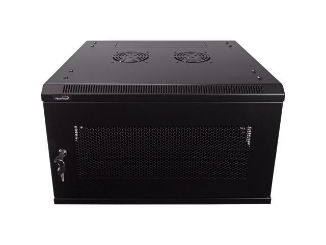 Navepoint 6U Wallmount Networking Perforated Cabinet 450mm Depth with ...