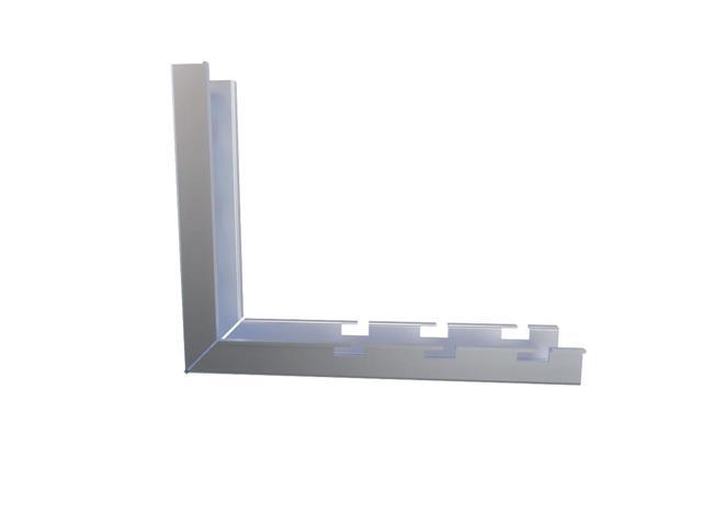 NavePoint 7/8" Electro Zinc Plated Wire Mesh Cable Tray L-Shaped Wall ...