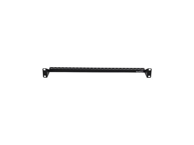 Navepoint 1U Horizontal 19-Inch Rack Mount Cable Management Bracket ...