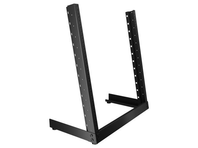 NavePoint 12U 2-Post Open Frame Desk Rack Threaded - Newegg.com