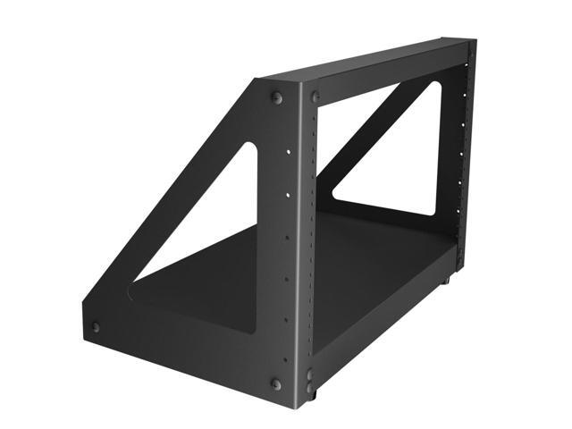 NavePoint 6U 2-Post Open Frame Desk Rack Threaded Heavy Duty - Newegg.com