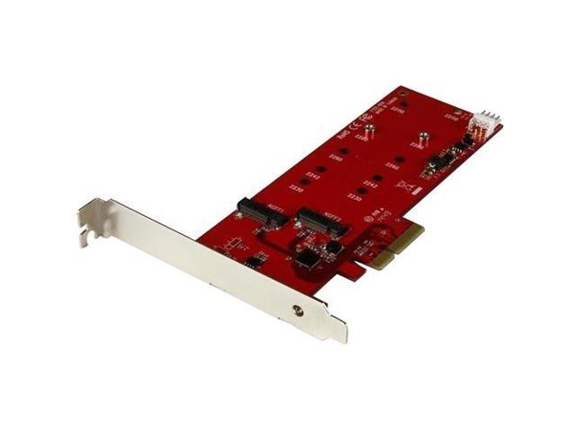 StarTech.com 2x M.2 SSD Controller Card - PCIe Model PEX2M2 - Newegg.ca