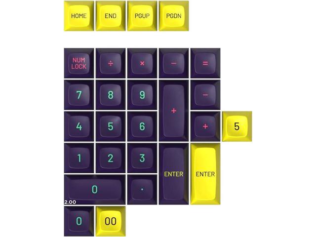 DROP + MiTo MT3 Cyber Custom Keycap Set, ABS Hi-Profile Keycaps ...