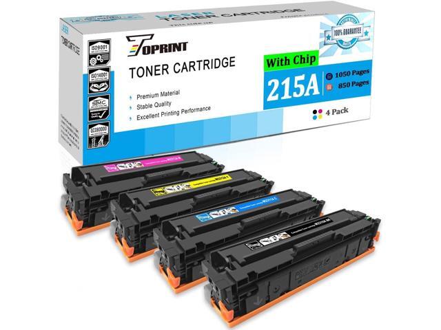 with Chip 4 Packs 215A Compatible Toner Cartridges W2310A W2311A W2312A ...