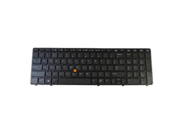 Keyboard w/ Black Frame & Pointer for HP Elitebook 8560P HP Probook ...