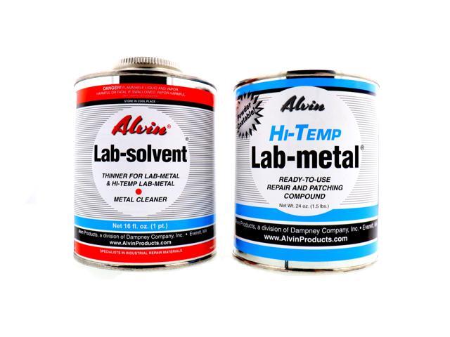 Alvin 24 oz Hi Temp Lab Metal Repair Compound and 16 oz Hi Temp Lab ...