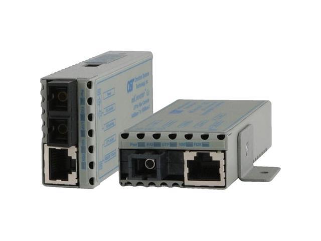 Omnitron miConverter Gigabit Ethernet to Fiber Media Converter - Newegg.com