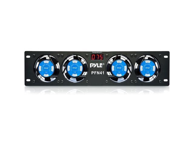 PylePro PFN41 19 in. Rack Mount Cooling Fan System with Temperature ...