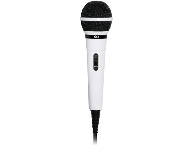 QFX M-106 Unidirectional Dynamic Microphone with 10ft Cable - Newegg.com