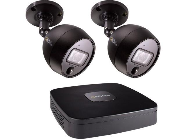 Q-See 4-Channel Analog HD 1080p PIR DVR with (4) 1080p PIR Bullet ...