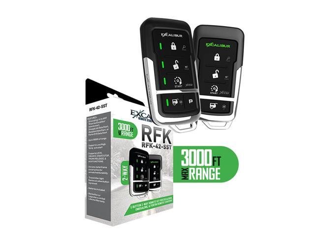 EXCALIBUR ALARMS RFK-42-SST Omega MultiPurpose Remote Kit: 2-Way 5 ...