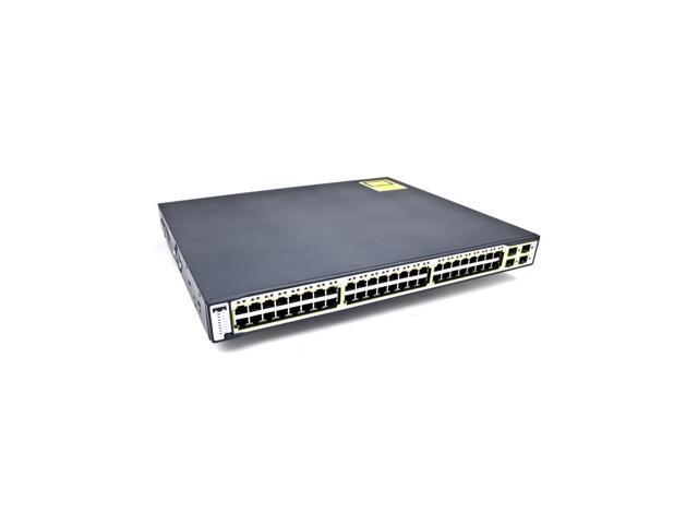 Cisco 3750 Series 48 Port PoE Switch, WS-C3750-48PS-E - Newegg.com