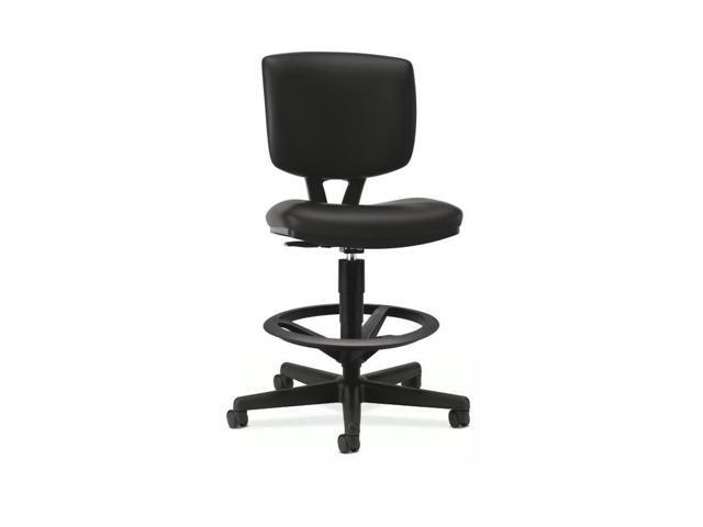 HON Volt Series Adjustable Task Stool Black Leather 5705SB11T - Newegg.com