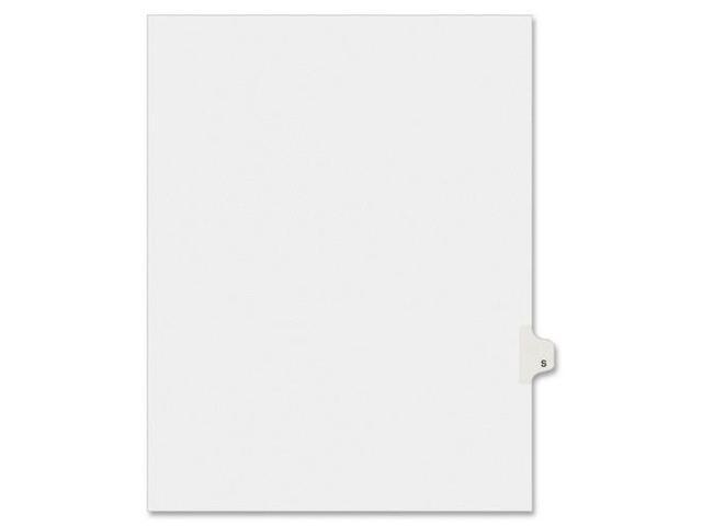 Avery 01419 Avery-Style Legal Side Tab Dividers, One-Tab, Title S ...