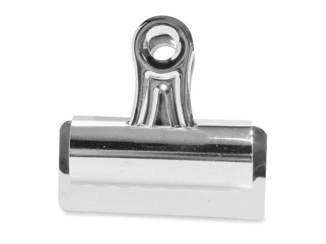 X-Acto Bulldog Clips Steel 1" Capacity 3"w Nickel-Plated 12 per Box ...
