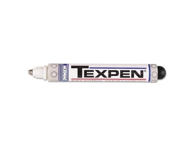 Dykem 16083 TEXPEN Industrial Paint Markers - 3/32", White Texpen, 1 ...