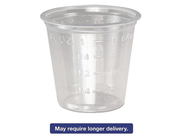 Plastic Medical & Dental Cups, 1 oz, Clear, Graduated, 5000/Carton ...