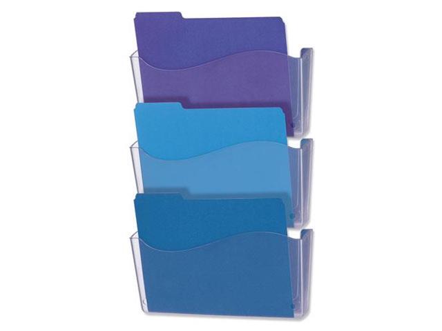 Universal 3 Pocket Wall File Starter Set Letter Clear 53682 - Newegg.com