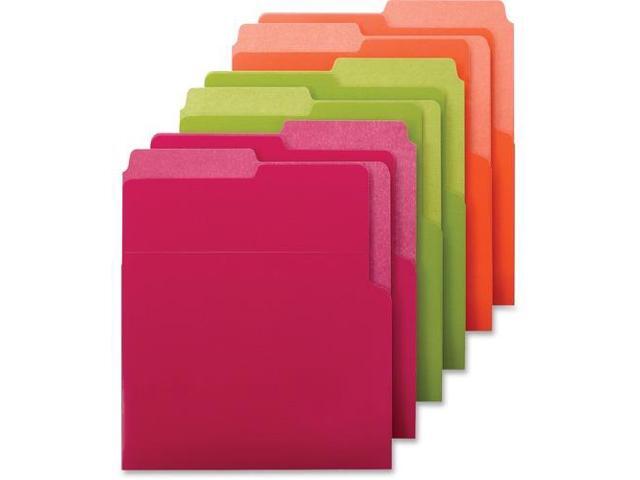 Smead Organized UP Heavyweight Vertical File Folders, Dual Tab, Letter ...