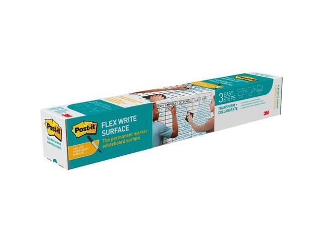 3M Post-it FWS6X4 Flex Dry Erase Write Surface 6ft x 4ft Roll of ...