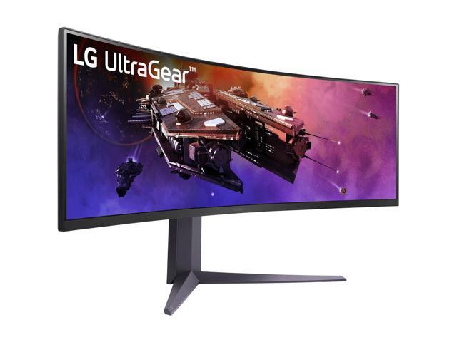 LG 45GR75DCB 45-inch Ultragear Curved Gaming Monitor, 3-Way Adjustable ...