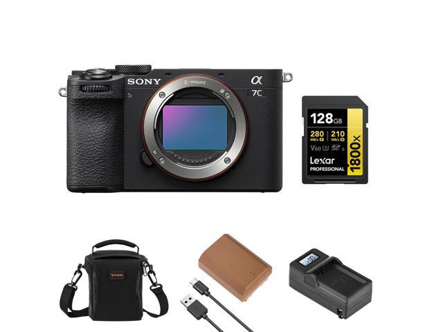 Sony Alpha a7C II Mirrorless Camera, Black, Bundle with NP-FZ100 ...