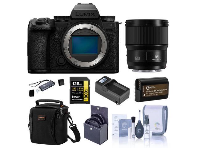 Panasonic LUMIX S5IIX Mirrorless Camera with LUMIX S 85mm f/1.8 Lens ...