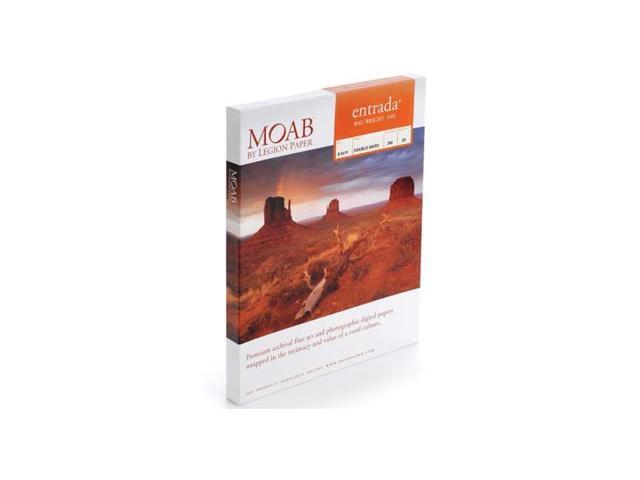 Moab Entrada Rag Matte Fine Art Paper (8.5x11"), 25 Sheets Double-Sided ...