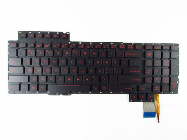 New US Black Backlit Keyboard (without frame) For Asus ROG G752V G752VL ...