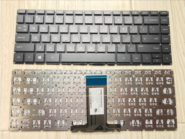 New US black Laptop Keyboard (without frame) For HP Pavilion 14-ab111la ...