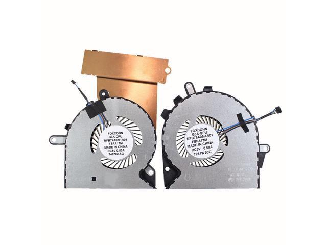 New CPU+GPU Cooling Fan for HP Omen 17-an100 17-AN110CA 17-AN110NR 17 ...