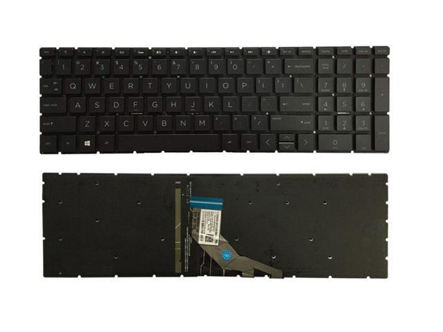 New US Black English Backlit Laptop Keyboard (without palmrest) for HP ...
