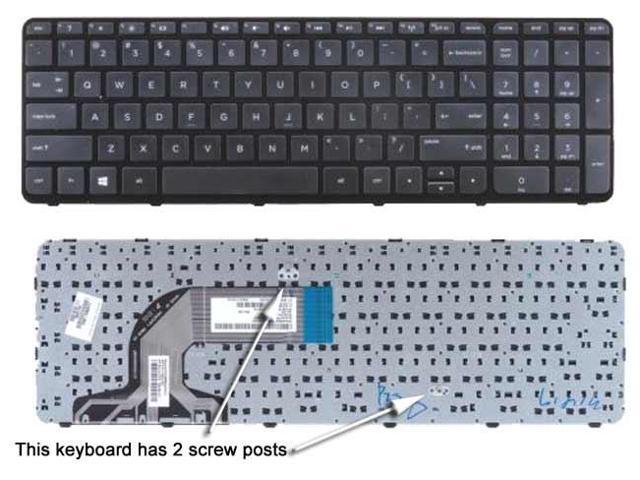 New Laptop Keyboard (with Frame) for HP 15-f125wm 15-f199nr 15-f200 15 ...