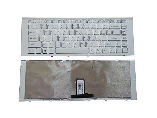 New US Layout White Keyboard with Frame for Sony Vaio VPCEG VPC-EG Vaio ...
