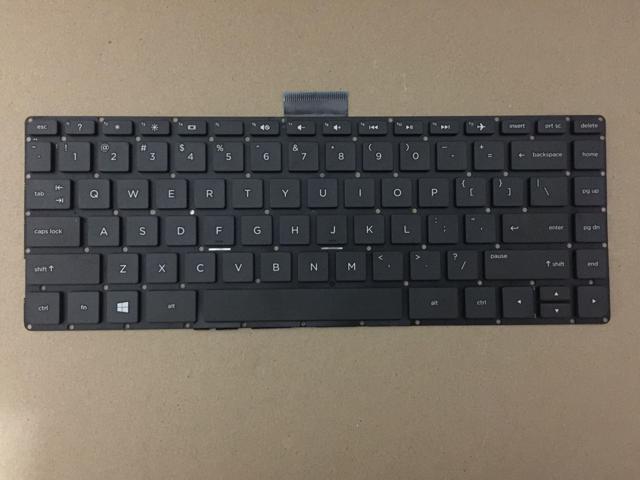 New US black Laptop Keyboard (without frame) For HP Pavilion x360 13-s ...