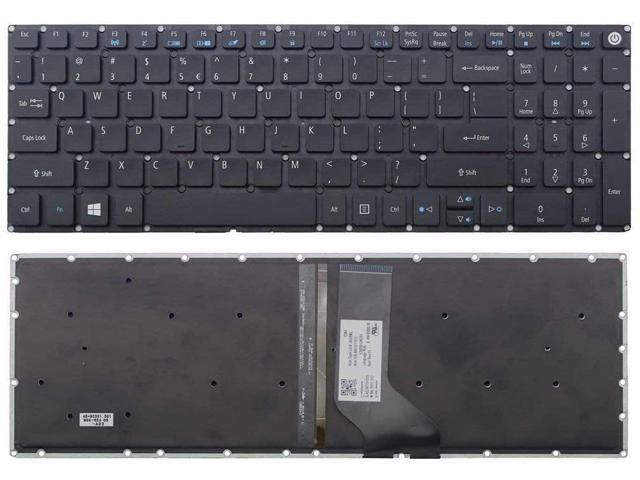 New US Black English Backlit Laptop Keyboard (without palmrest) for ...