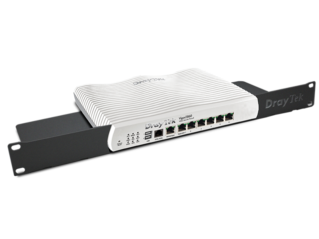 DrayTek Rackmount Kit Standard 19" 1U Rack Mount Kit for Vigor Routers ...