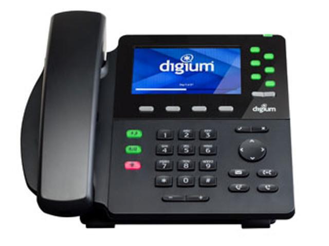 Digium 1TELD065LF D65 Phone, 6-Line SIP with HD Voice, NO POWER SUPPLY ...