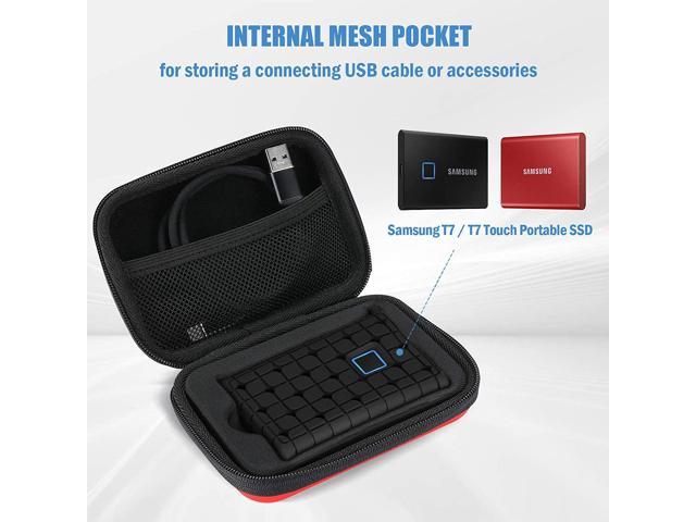 ProCase Samsung T7 / T7 Touch Portable SSD Carrying Case with Silicone ...