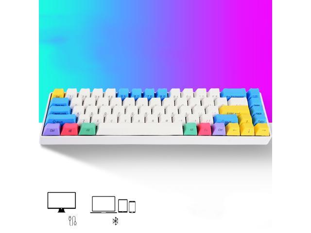 RK RK855 Bluetooth Wireless and USB Wired Dual-mode 68 Keys Mechanical ...