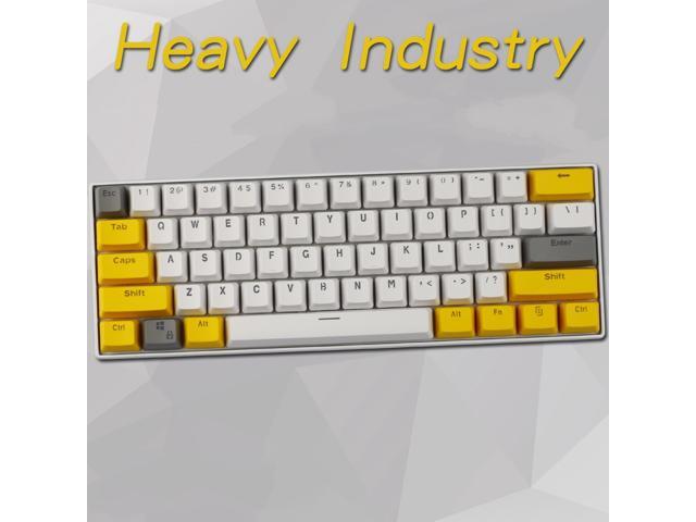 CORN 61 Key Layout OEM Profile PBT Thick Keycaps for 60% Mechanical ...