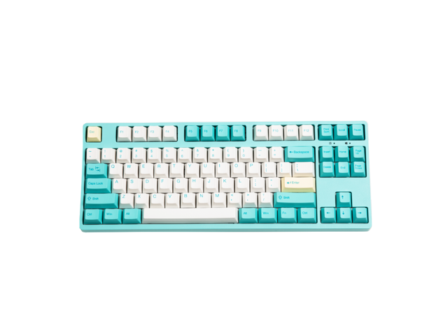 GANSS HS 87D 87 Keys N-Key Rollover Cool Exterior Bluetooth 5.1 and Wired Type-C Dual Mode ...