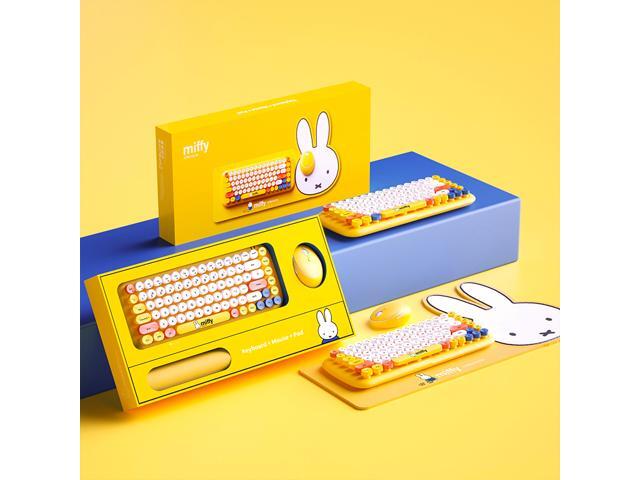 Miffy Wireless Usb Keyboard Game for Laptop Notebook Keyboard and Mouse ...