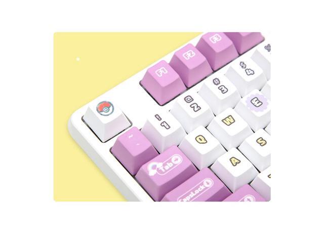 IROK FE87 pokemon Eevee version, PBT keycap, no light,87 keys Type-C ...